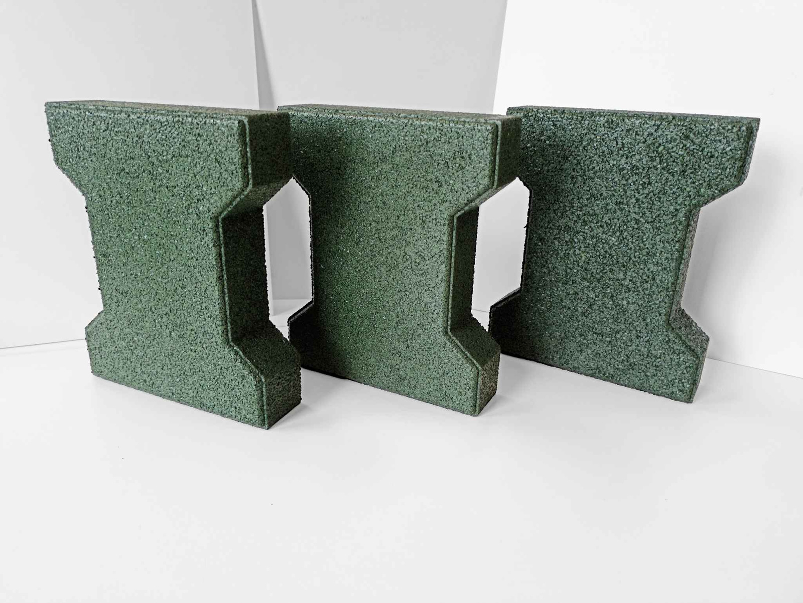 Gumowa kostka brukowa zielona 43mm - sklepscp.pl